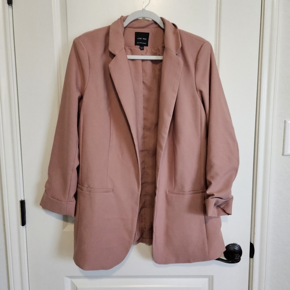Love Tree | Jackets & Coats | Love Tree Pink Open Front Blazer Size Xl ...